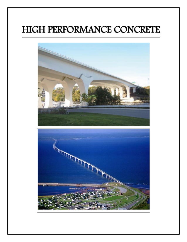 High Performance Concrete Pdf | PDF