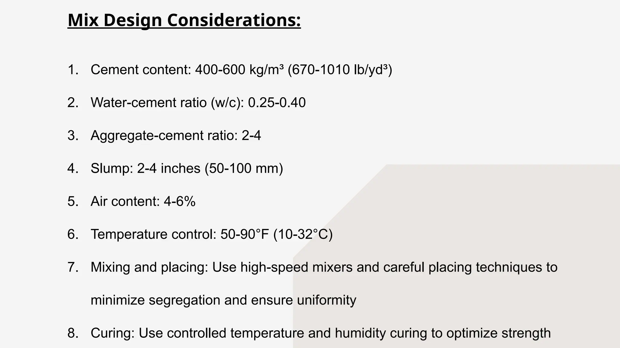 HIgh Performance Concrete (HPC) Civil Engineering | PPT