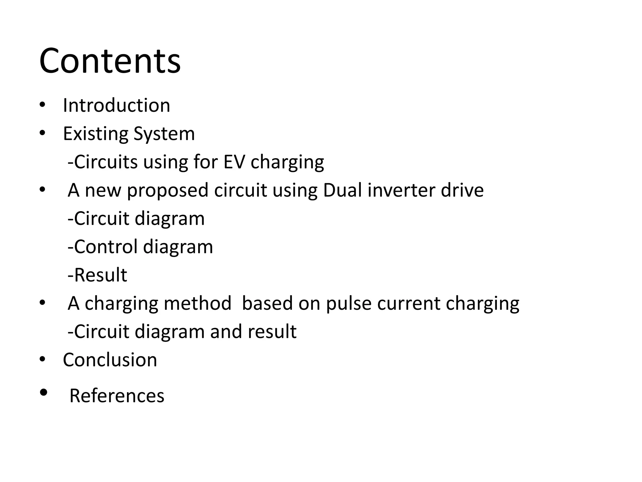 High performance fast charging of electric vehicles | PPTX