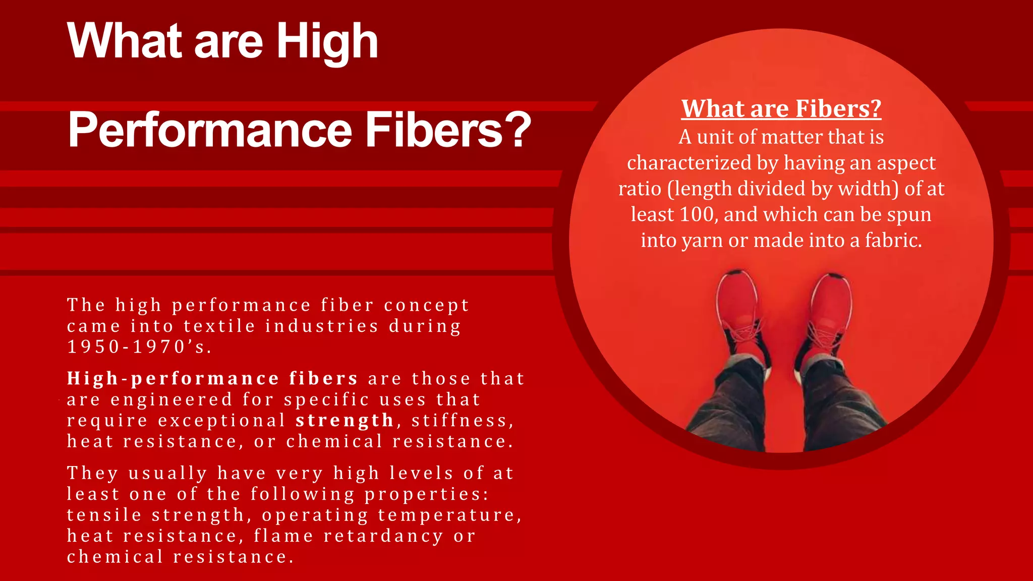 High performance fibers | PPTX