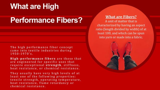 High performance fibers | PPTX | Chemistry | Science