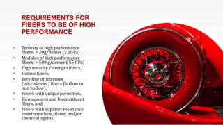 High performance fibers | PPTX
