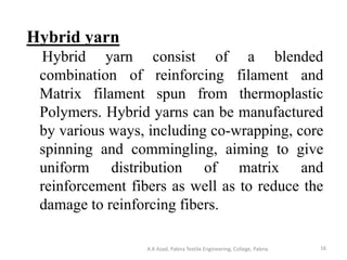 High performance fibres (lecture 4) | PPTX