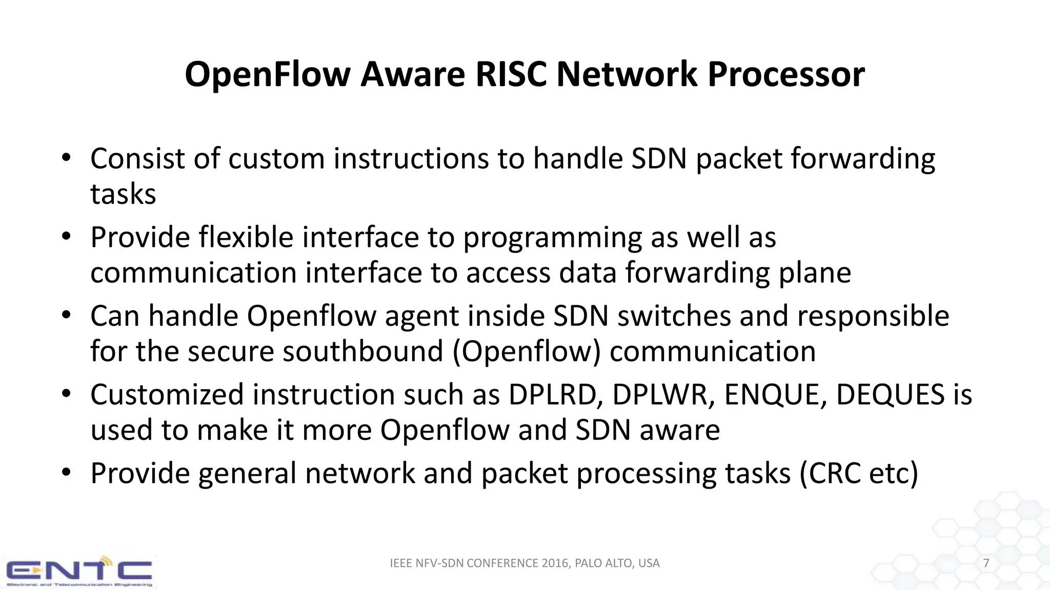 High Performance Flow Matching Architecture for Openflow Data Plane | PPTX