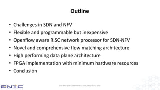 High Performance Flow Matching Architecture for Openflow Data Plane | PPTX