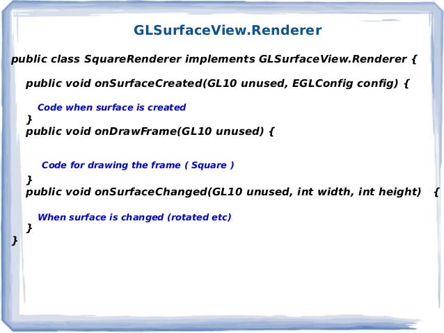 High performance graphics and computation - OpenGL ES and RenderScrip…