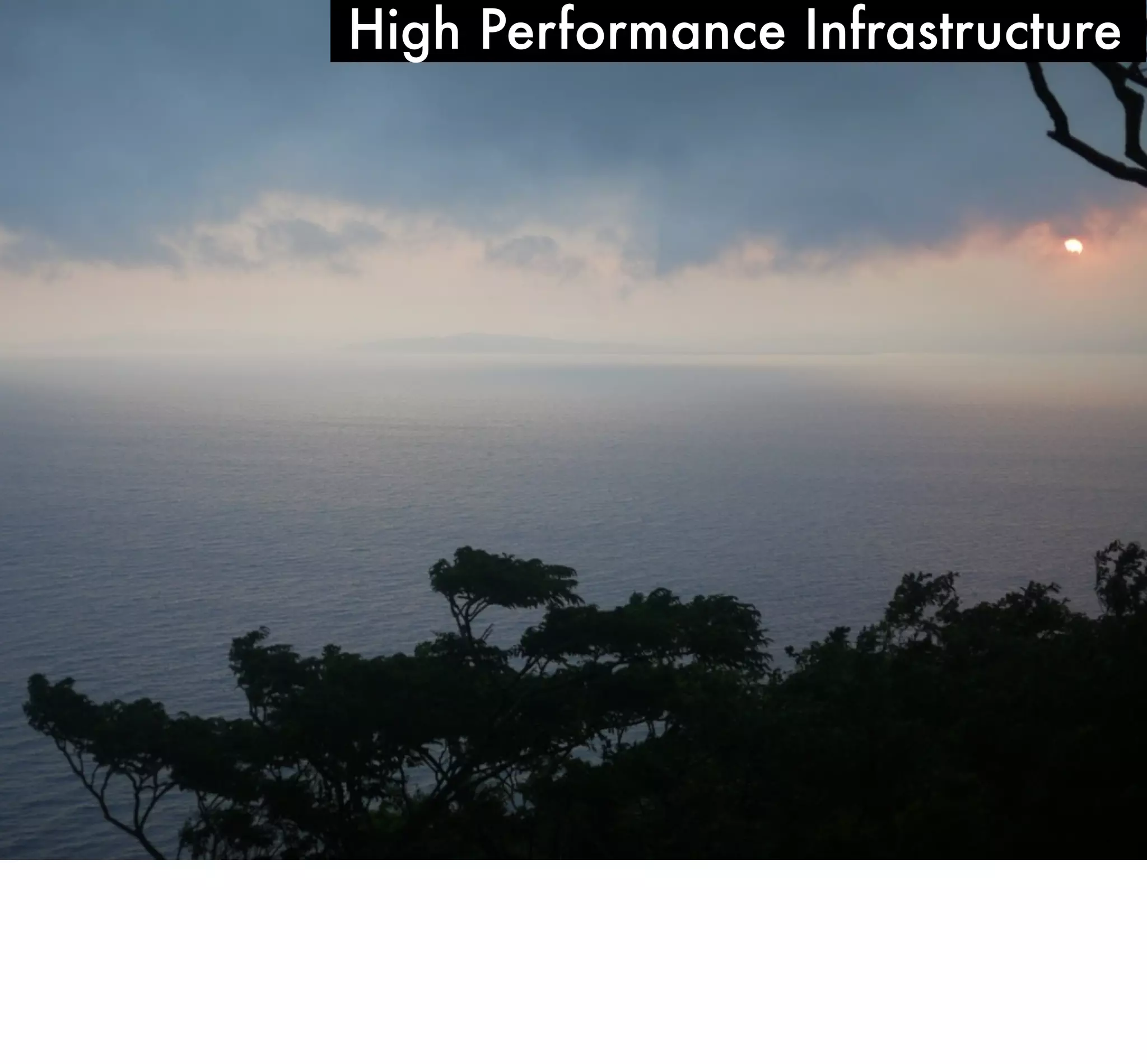 High performance Infrastructure Oct 2013 | PPT