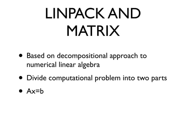 High performance LINPACK | PDF