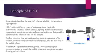 High performance liquid chromatography | PPTX