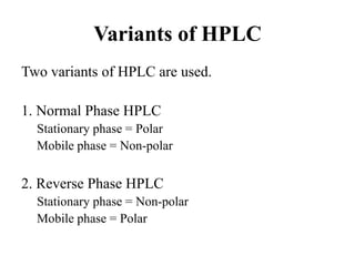High performance liquid chromatography | PPT