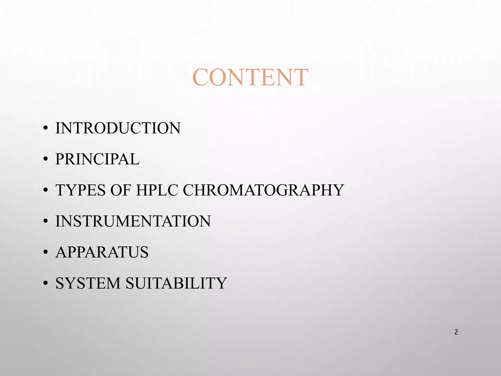 High performance liquid chromatography | PPTX