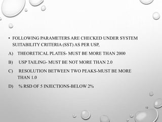 High performance liquid chromatography | PPTX