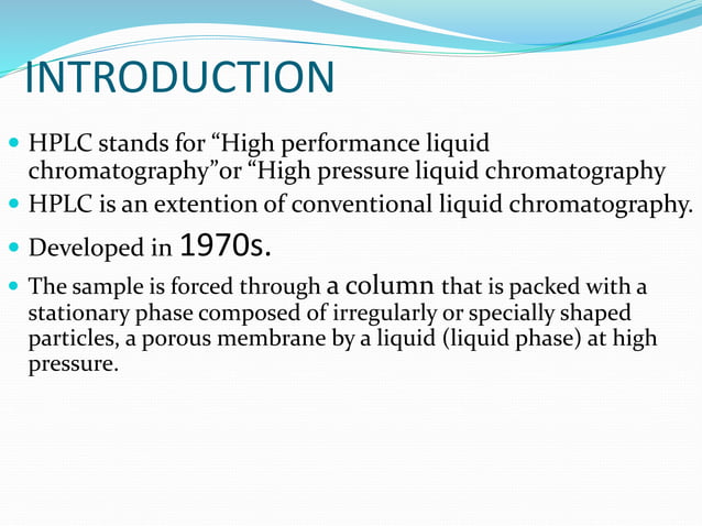 HIGH PERFORMANCE LIQUID CHROMATOGRAPHY.pptx