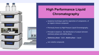 High Performance Liquid Chromatography (HPLC) | PPT