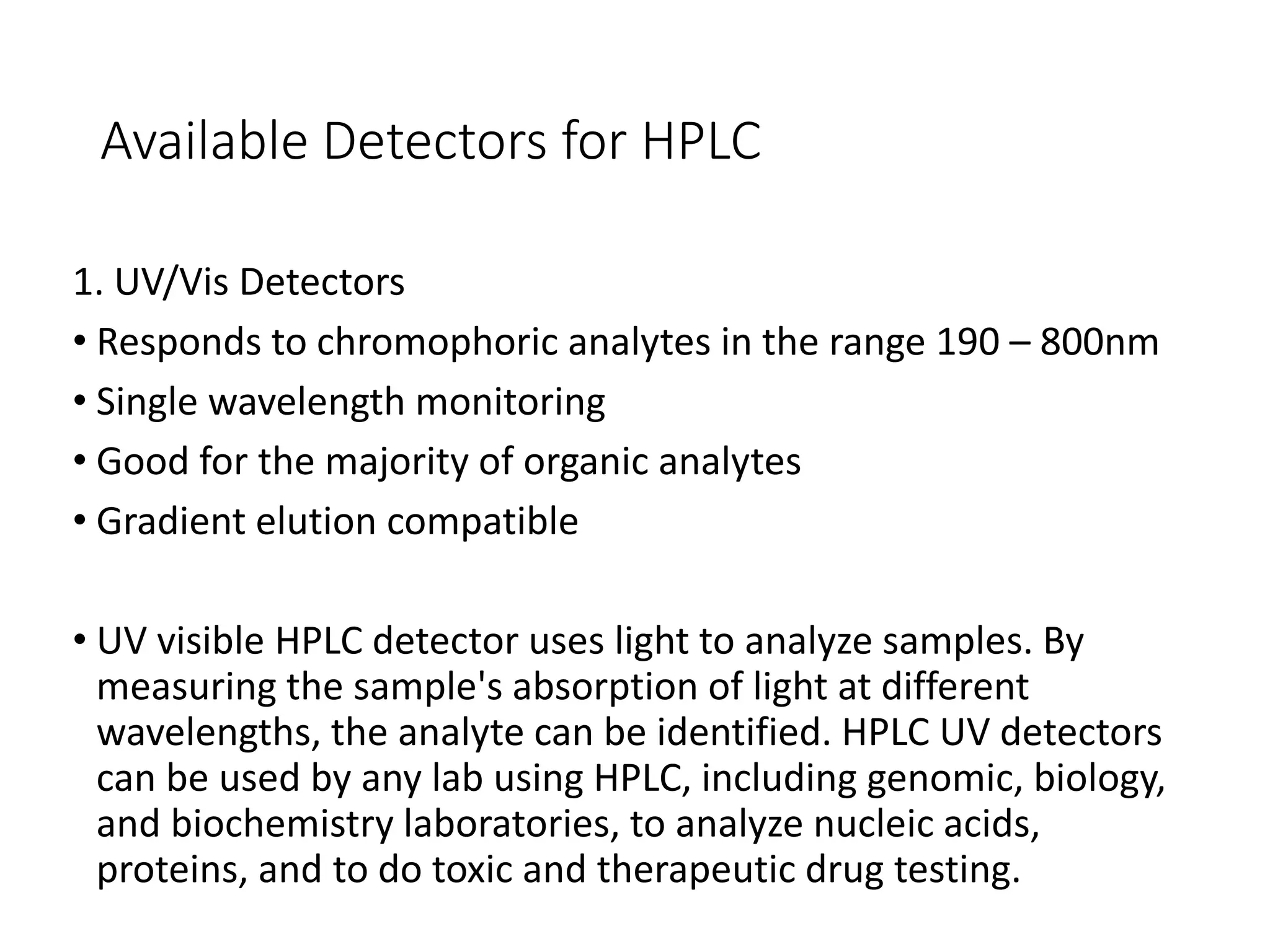 High Performance Liquid Chromatography-HPLC slide.ppt