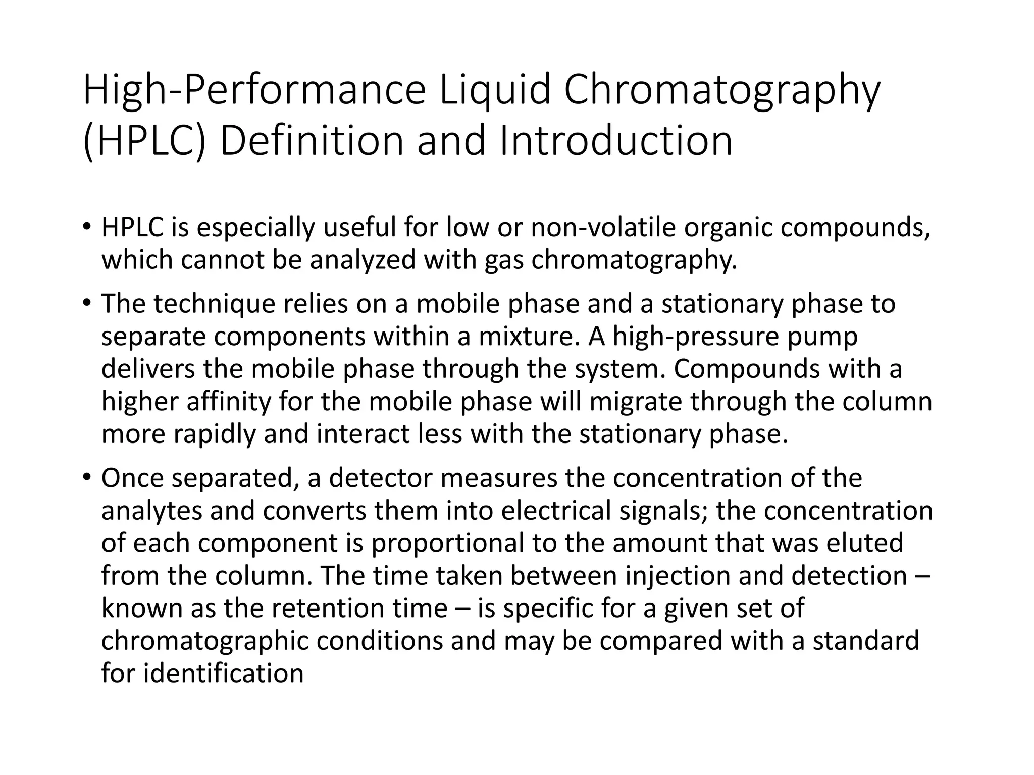 High Performance Liquid Chromatography-HPLC slide.ppt