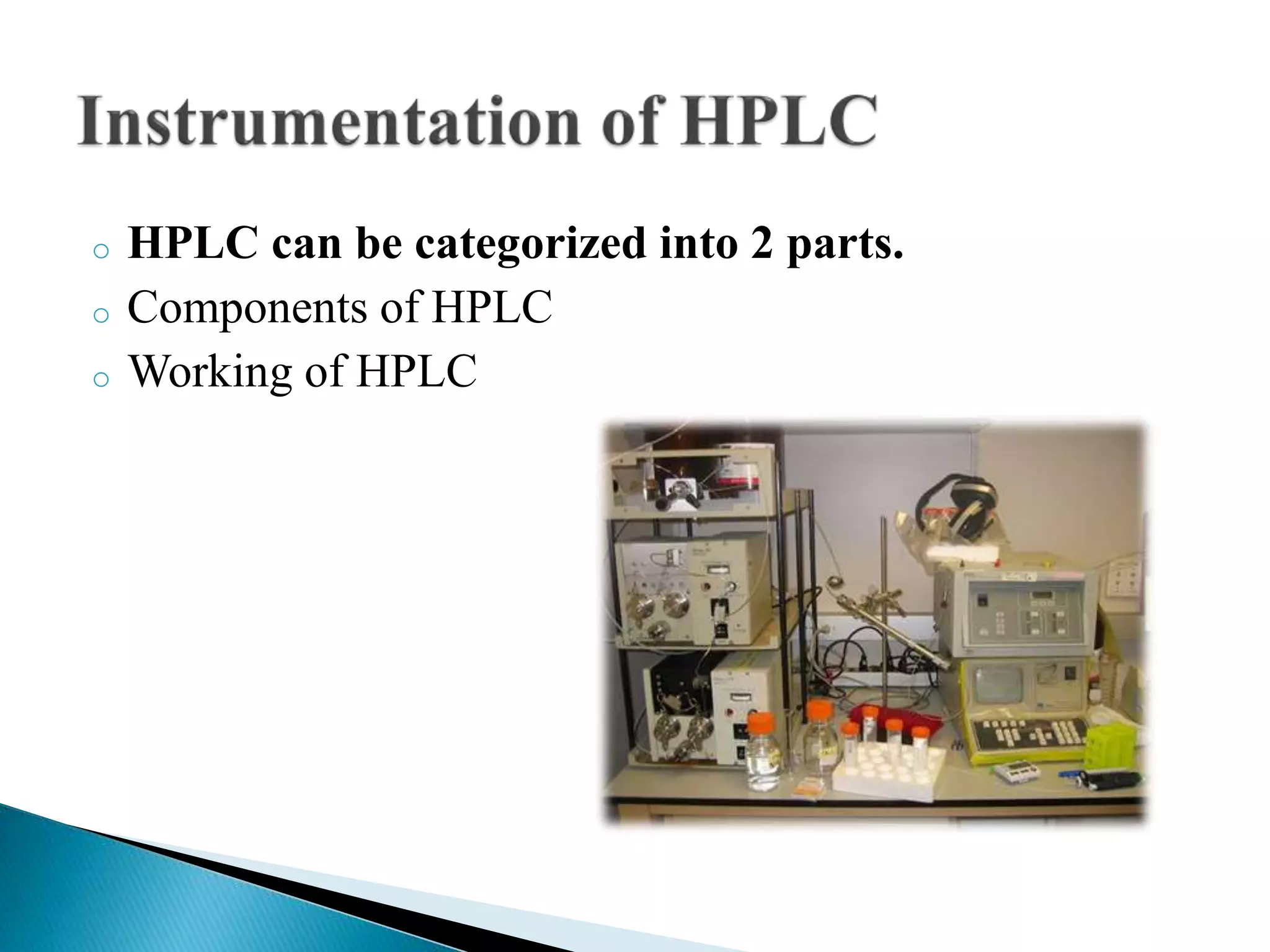 High performance liquid chromatography hplc | PPTX