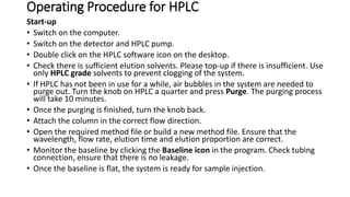 High performance liquid chromatography (hplc) final | PPTX | Chemistry ...