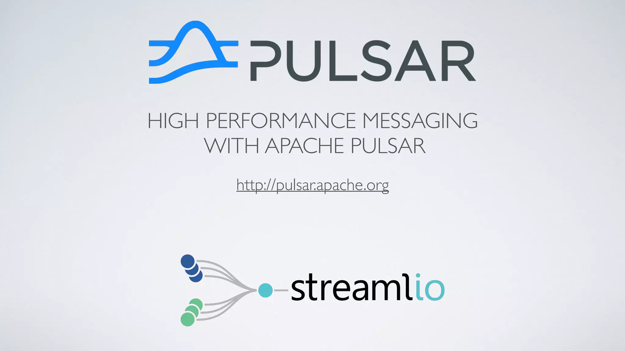 High performance messaging with Apache Pulsar | PDF