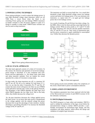 High performance novel dual stack gating technique for reduction of ...
