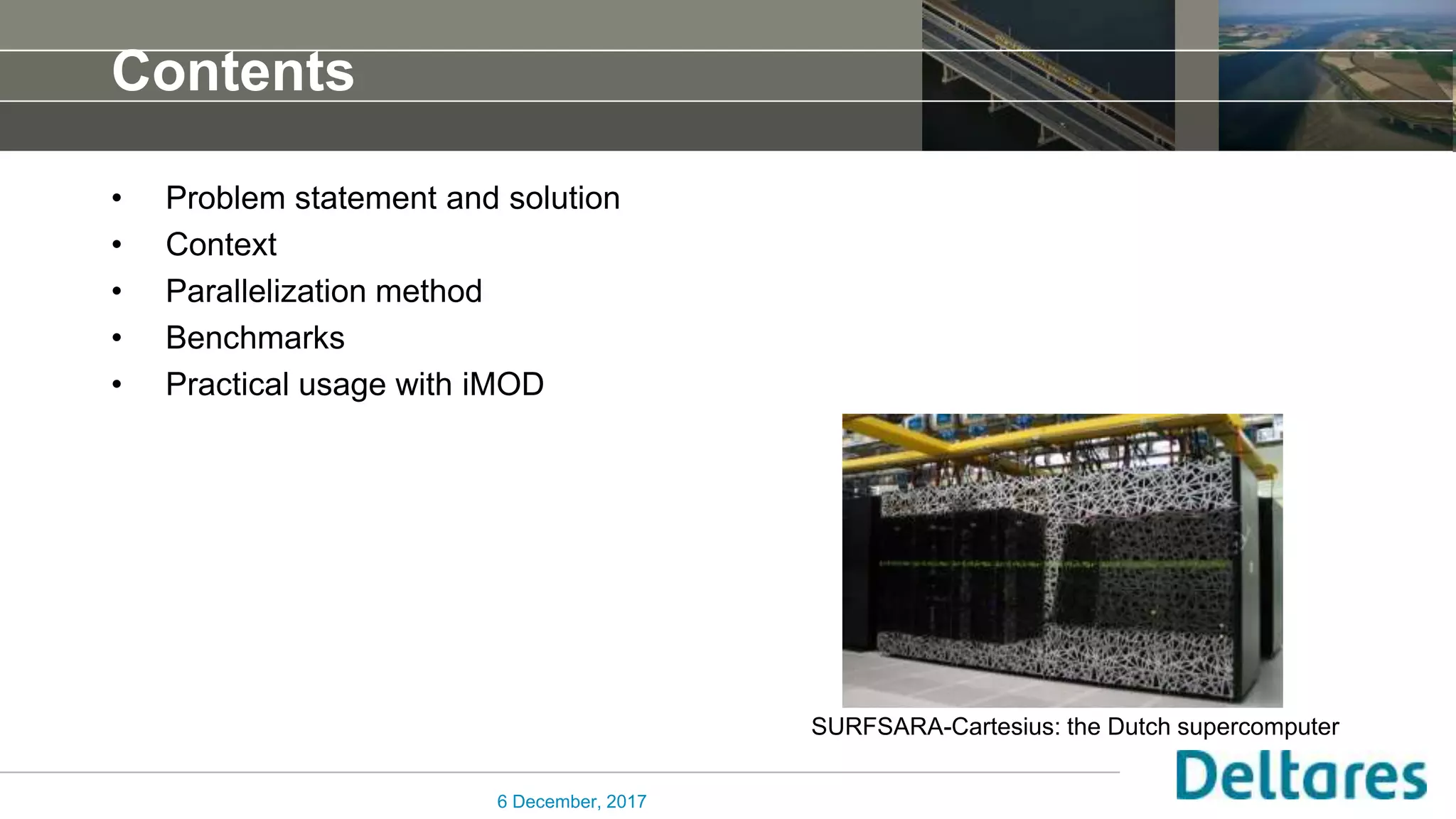 DSD-INT 2017 High Performance Parallel Computing with iMODFLOW-MetaSWAP - Verkaik | PPT