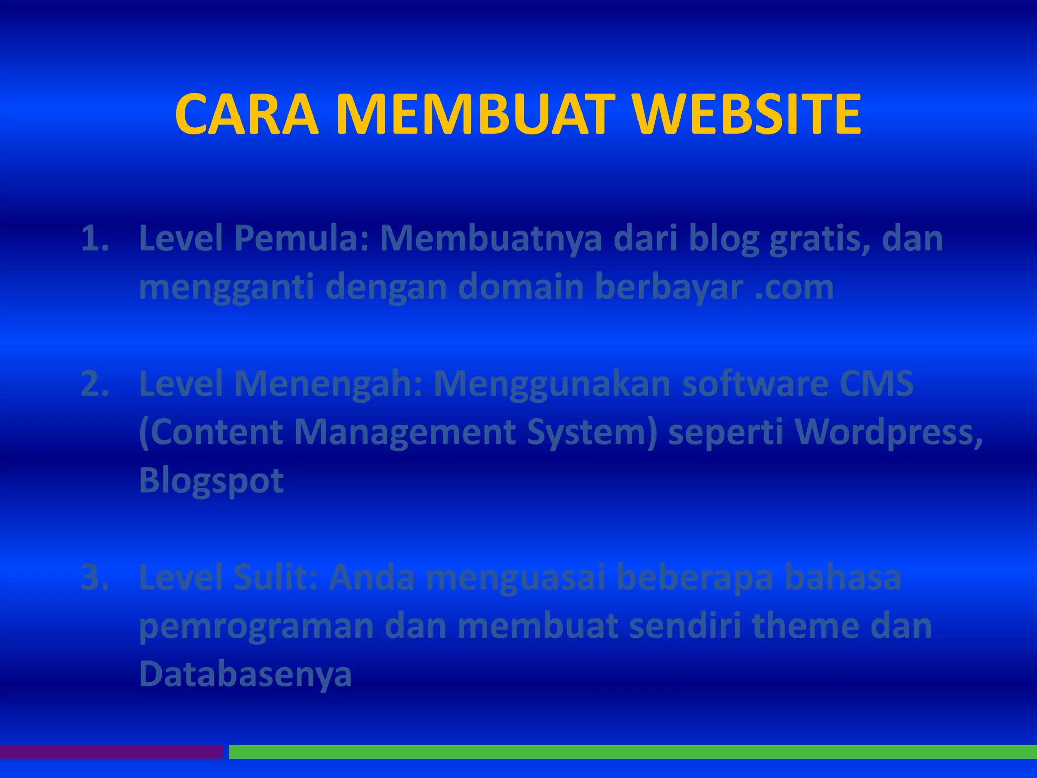 High performance presentation skill by: Yuda Mahendra Asmara | PPTX
