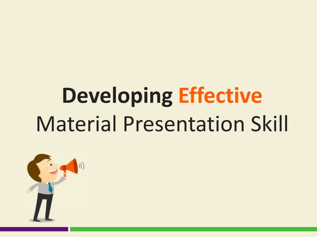 High performance presentation skill by: Yuda Mahendra Asmara | PPTX