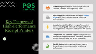 High Performance Receipt Printer To Mastering POS Operations | PPT