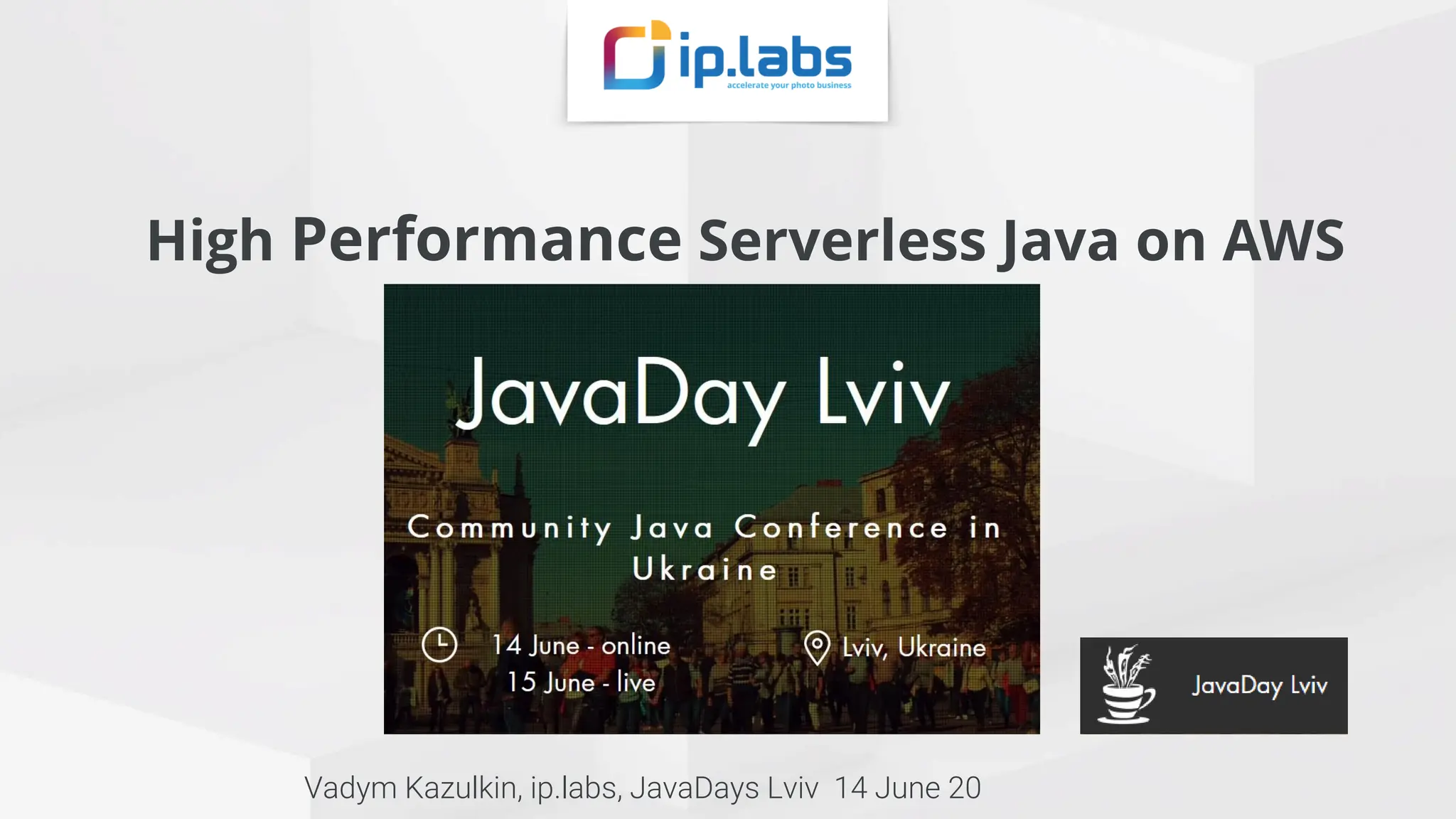 High performance Serverless Java on AWS- JavaDays Lviv 2024 | PPT | Free Download