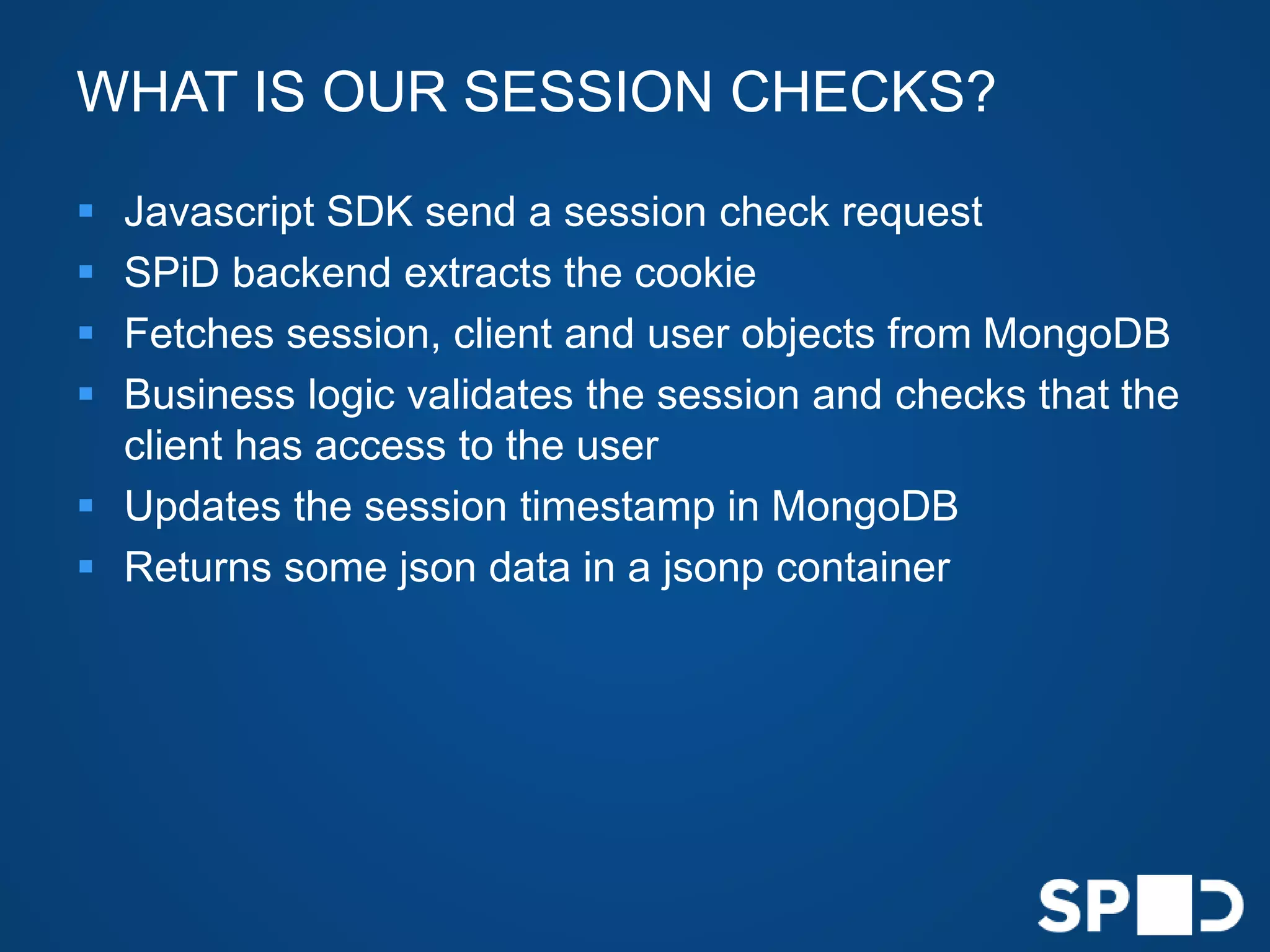High Performance Session Checks | PPTX