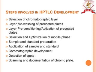 High performance thin layer chromatography (hptlc) | PPTX
