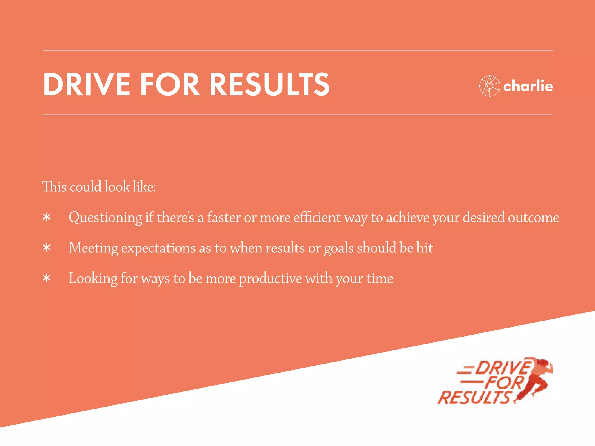 CharlieHR - High performance Behaviour | PDF