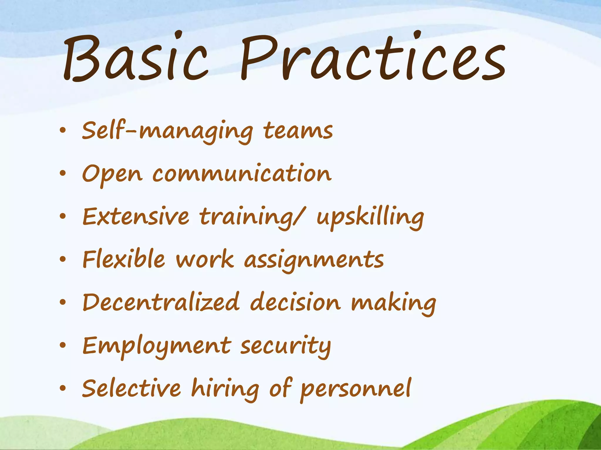 High performance work system (hpws) | PPTX