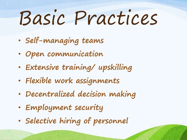 High performance work system (hpws) | PPTX