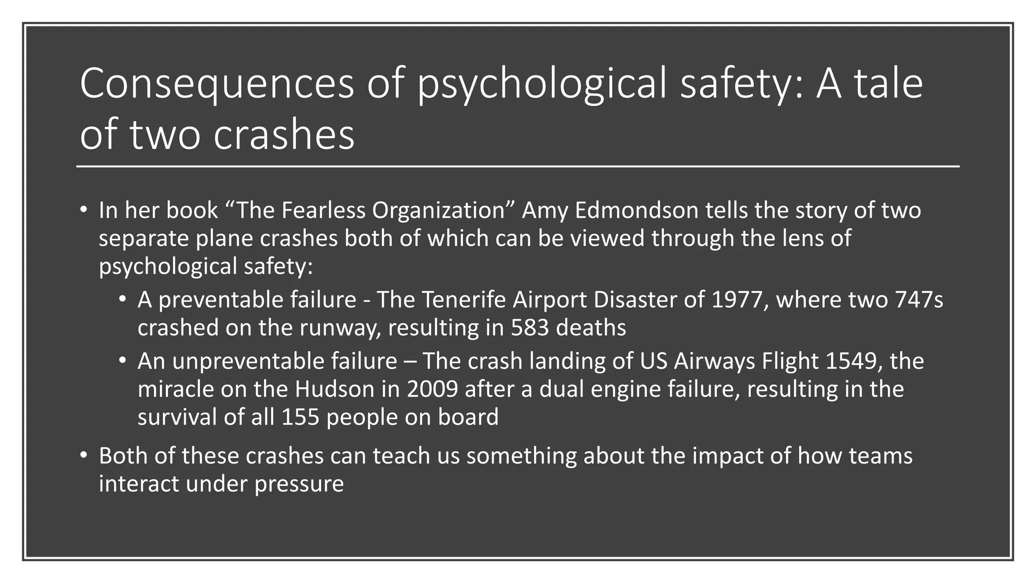High Performing Teams and Psychological Safety - Creating a Fearless ...