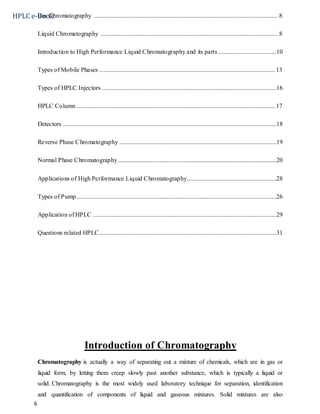 High perperformance liquid chromatography | DOCX