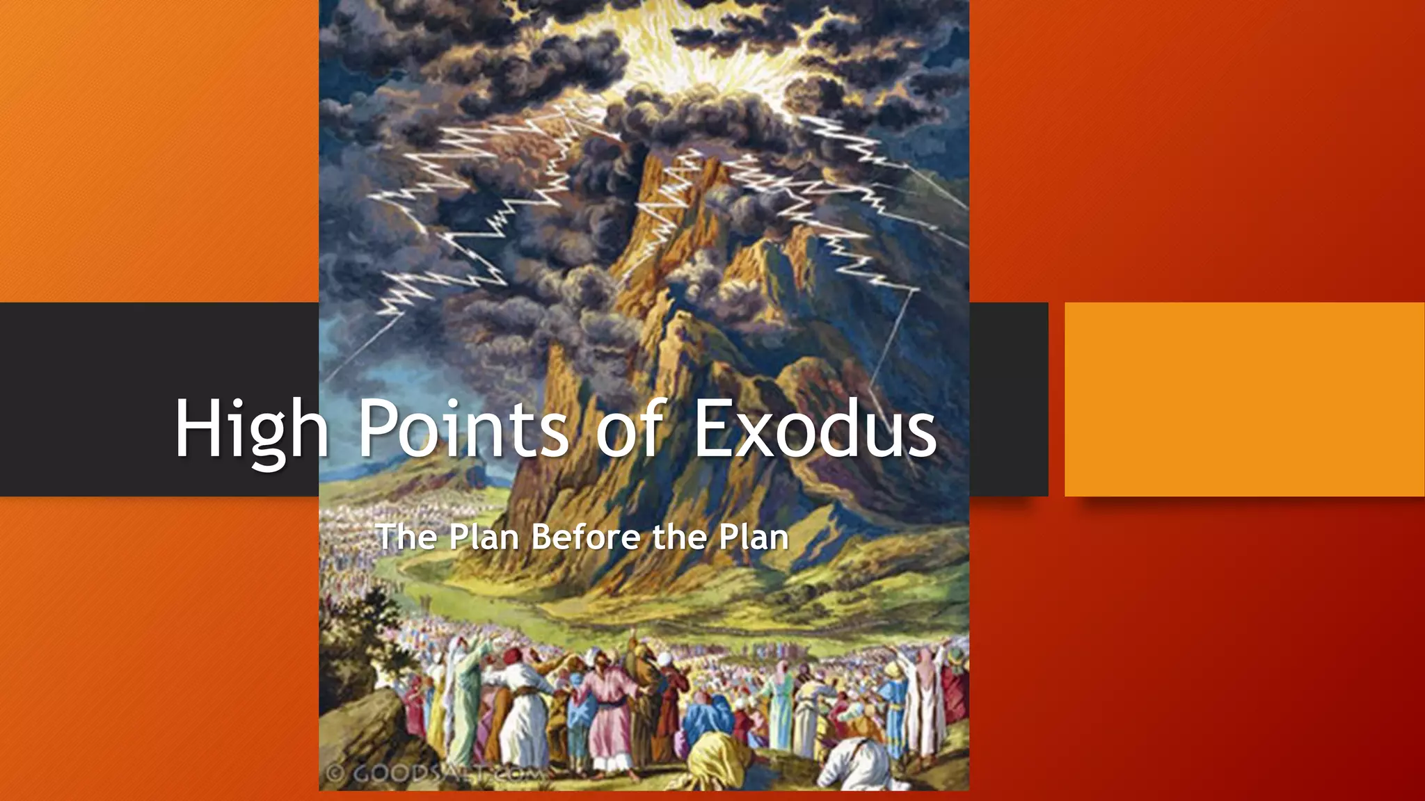 High points of exodus | PPTX
