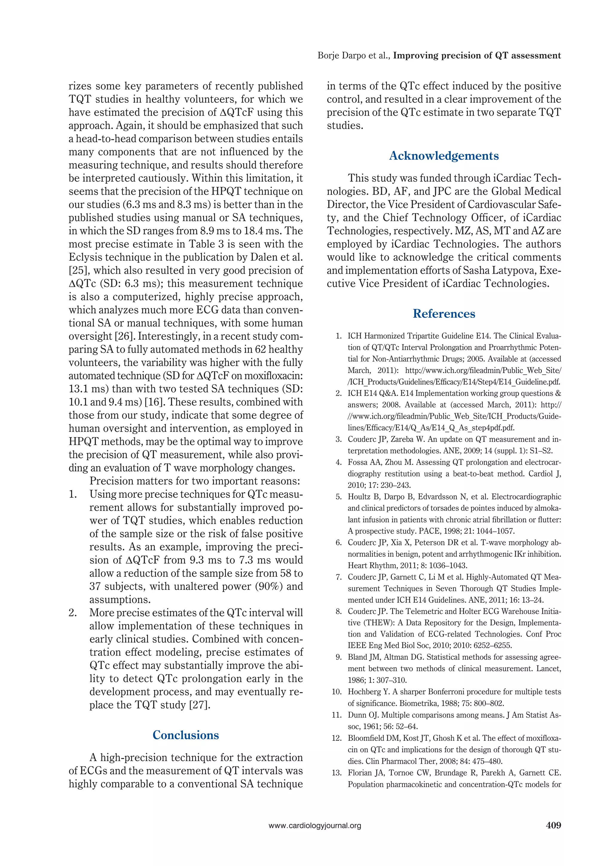 High precision qt validation | PDF