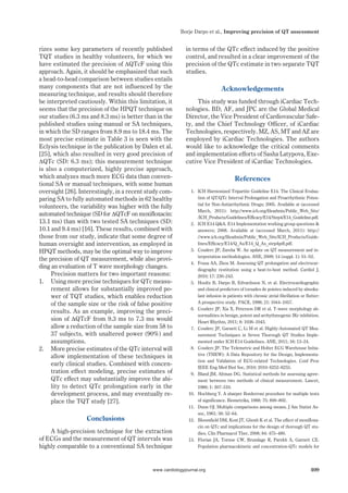 High precision qt validation | PDF