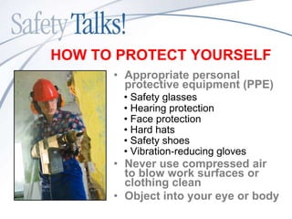 High pressure danger with compressed air | PPTX