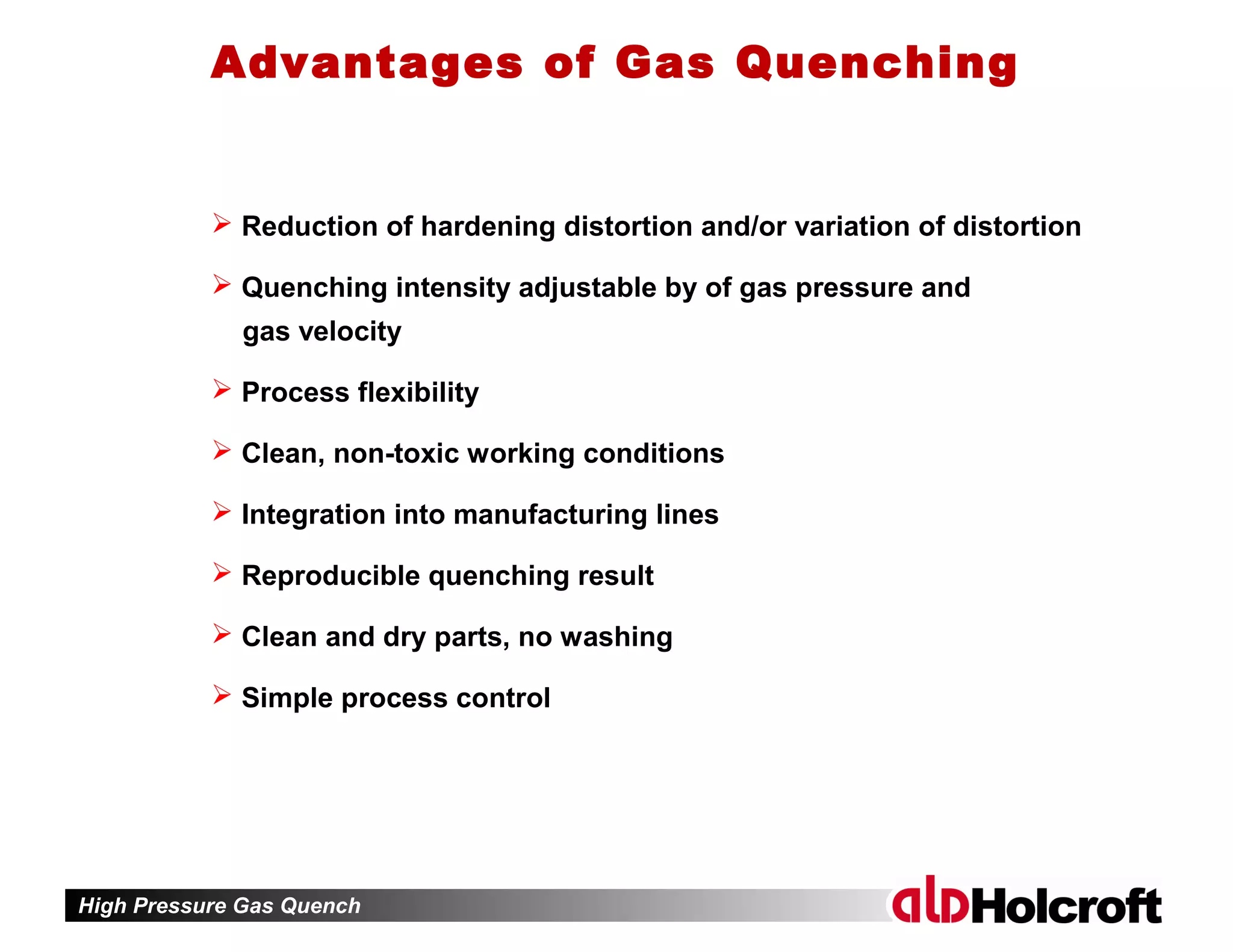 High Pressure Gas Quenching | PPT