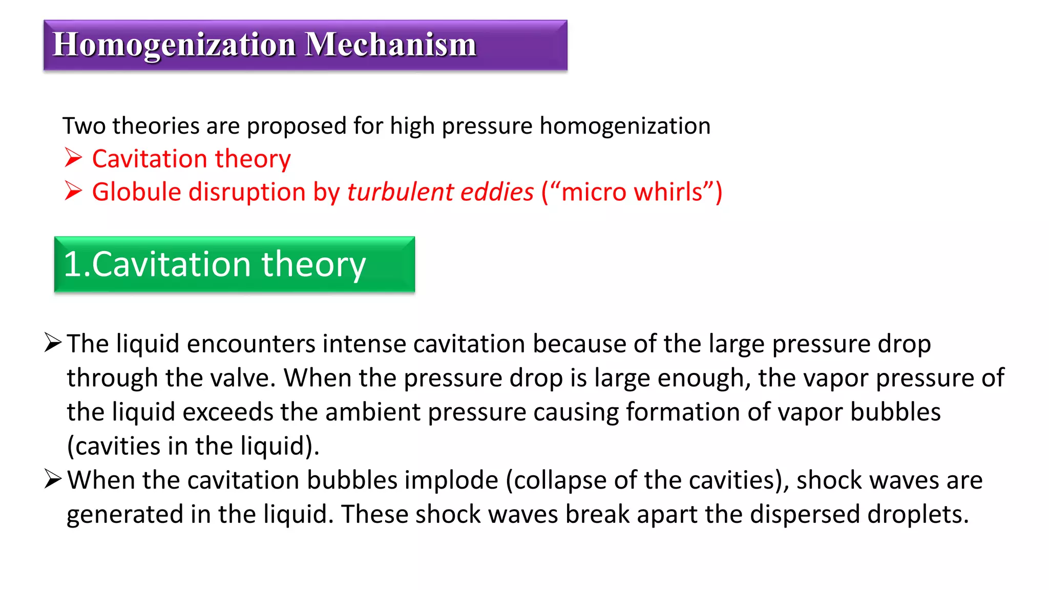High pressure homogenization | PPTX