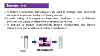 High pressure homogenization | PPTX