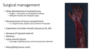 High pressure injection injuries Dr Sean Nicklin | PDF