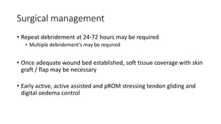 High pressure injection injuries Dr Sean Nicklin | PDF