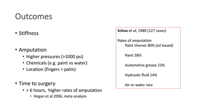 High pressure injection injuries Dr Sean Nicklin | PDF | First Aid ...