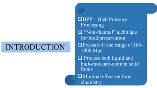 High pressure presentation | PPTX | Chemistry | Science