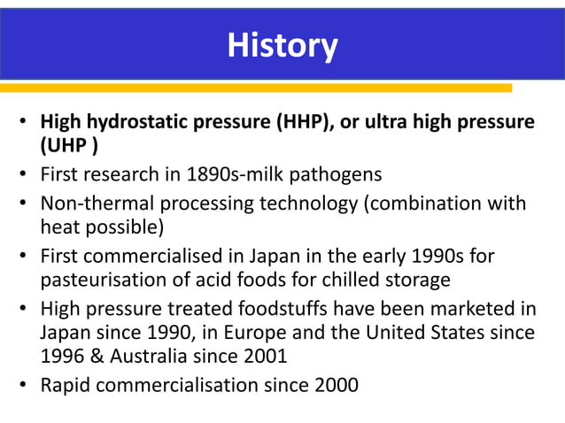 High pressure processing | PDF