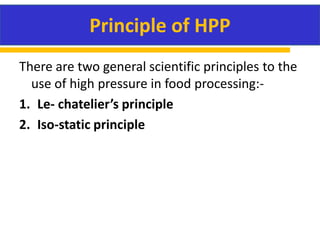 High pressure processing | PDF
