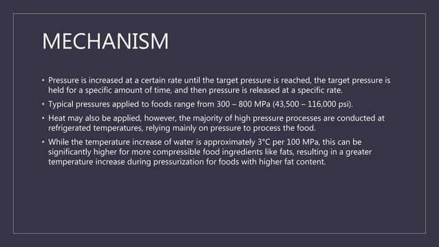 High pressure processing | PPT